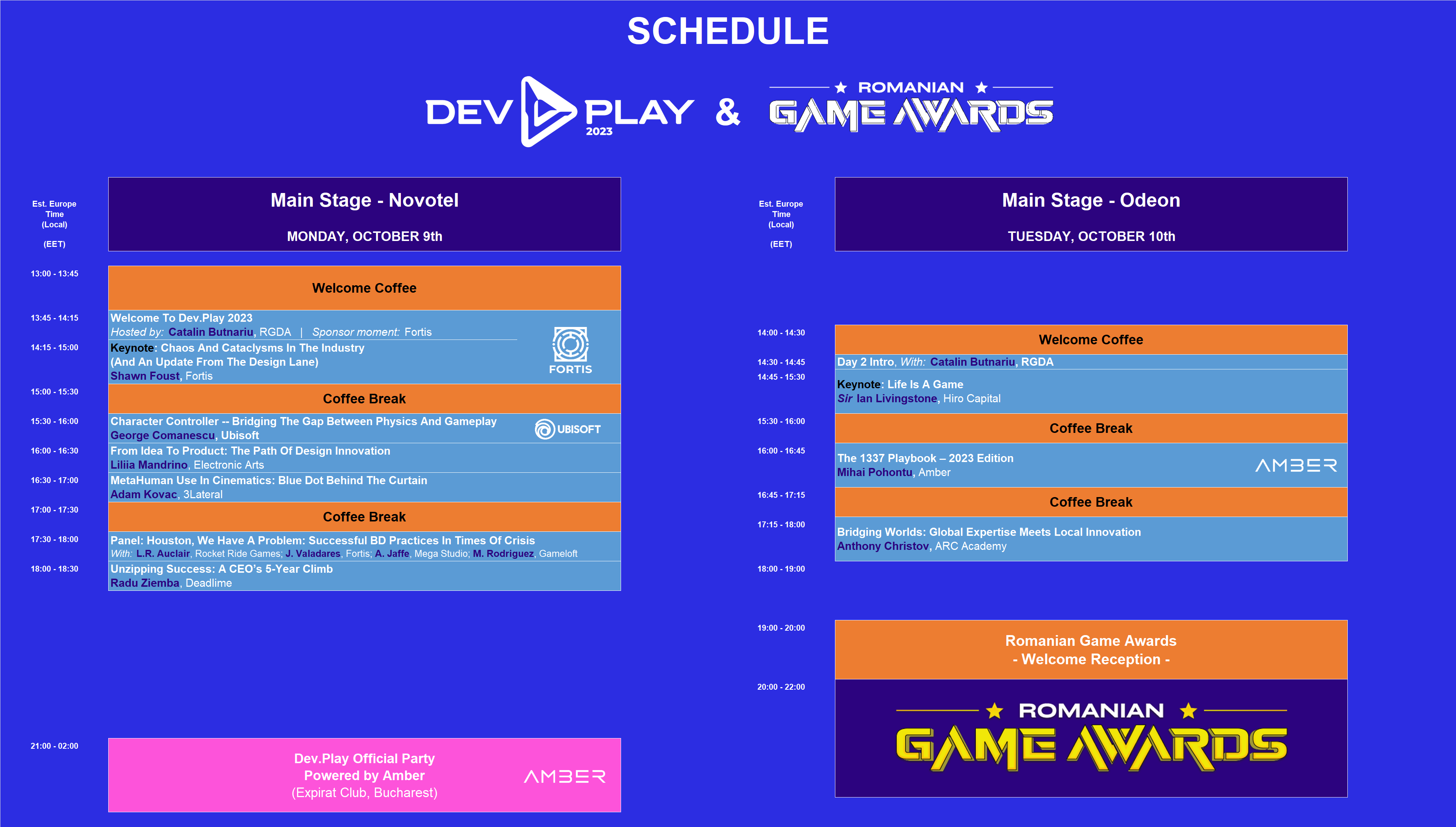 Schedule | Dev.Play